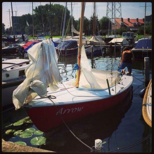 Centaur, open zeilboot, rood, goed onderhouden - Advertentie 883684