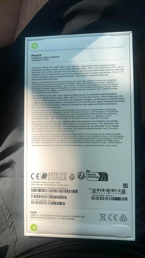 Iphone 13 128gb nieuw in doos geseald - Advertentie 1325058