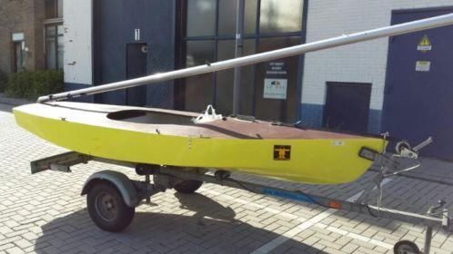 Open zeilboot (laser) 4 meter incl nette trailer - Advertentie 536034
