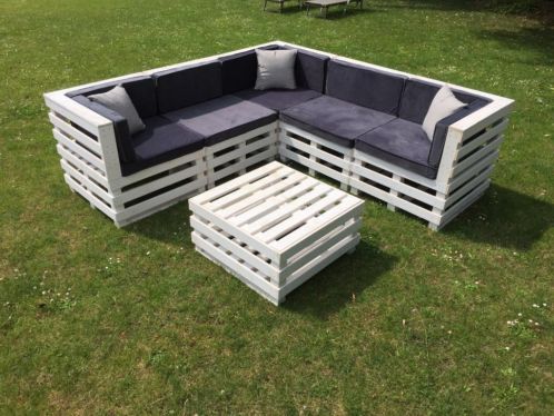 Pallet Loungeset Offwhite Topper - Advertentie 550722