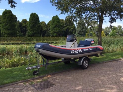 Selva RIB 360 met Evinrude 25PK incl trailer 100 vaarklaar ...
