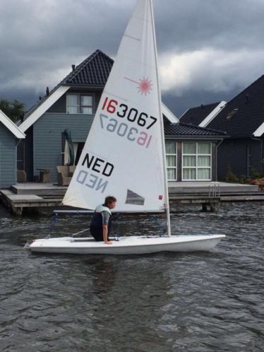 Top Laser zeilboot 163067 special edition met wegwaltrailer ...