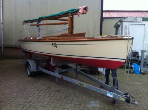 Zeilboot Valk polyester romp mahoniehouten dek - Advertentie 874990